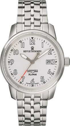 Revue Thommen unisex, Accessoires, Gris, Taille: ONE Size Montre analogique avec affichage de la date