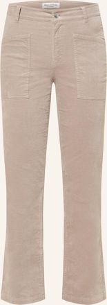 Marc O'Polo Marc Opolo Bootcut-Hose Kiruna Aus Samt grau