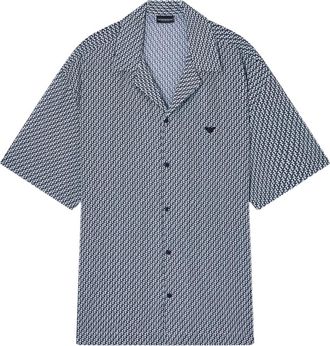 Emporio Armani Homme, Chemises, Multicolore, Taille: L Chemise de plage &agrave; motifs mixtes