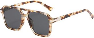 Generic Lunettes De Soleil Carr&eacute;es &Agrave; Grande Monture For Femmes, Style Streetwear, For Hommes, Id&eacute;ales For Les Activit&eacute;s De Plein Air.(Multi-colored)