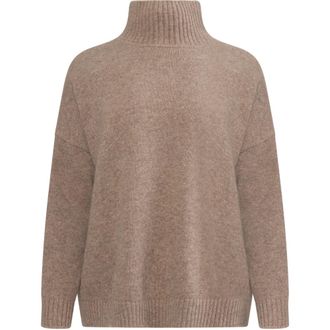 Max Mara Pull Col Roul&eacute; Borgia - Femme - Pulls - Brun - Taille: 40 FR