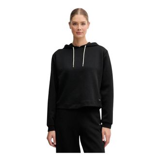 Guess Femme, Sweatshirts et sweats &agrave; capuche, Noir, Taille: 40 FR SweaT-shirts &agrave; capuche