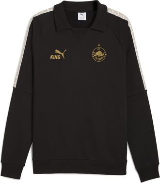 Puma Haut dentra&icirc;nement KING FC Rouge Bull Salzburg Homme, Accessoires, Noir, XXS