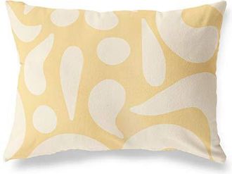 Bonamaison Le Jardin du Lin Kissen Zierkissenbezug Zufälliges Muster Kissenbezug, Weich Bequem, Für Zuhause Autos Büro Sofa Wohnzimmer Couch Schlafzimmer Dekor, 