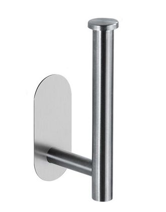 Generic Schwarzer Toilettenpapierhalter for Papierhandt&uuml;cher, kompatibel mit Halter for Badezimmer, selbstaufh&auml;ngendes Papiertuch(1x Silver no Drill)