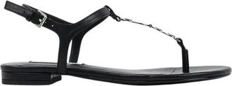 Karl Lagerfeld Femme, Chaussures, Noir, Taille: 41 EU Tongs