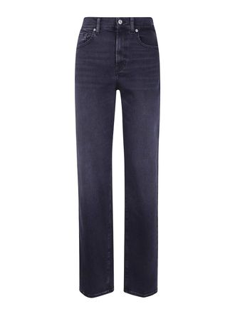 7 For All Mankind Schlagjeans - Schwarz