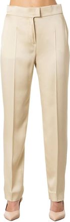 Max Mara Pantalon Romagna - Femme - Pantalons - Blanc - Taille: 44 FR