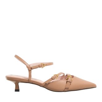 Coccinelle Sandaletten mit Absatz - Coccinelle Fernanda - Gr. 37 (EU) - in Beige - f&uuml;r Damen