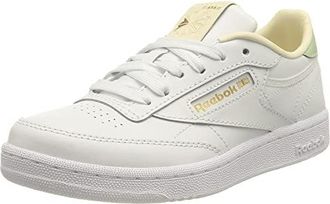 Reebok CLUB C Basket Fille ftwr white/light sage/alabaster 35 EU