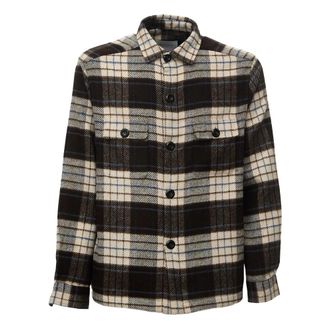 04651/ Shirtjacke - - Shirts - Herren - Braun - XL