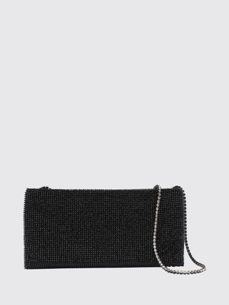 Benedetta Bruzziches Your Best Friend Mini-Tasche aus Seide mit Strass und Schmuckriemen