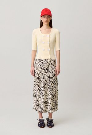 Claudie Pierlot Strickcardigan, Rundhals