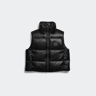 Canada Goose Cypress Steppweste mit Black Label (Weiblich, Black, L)