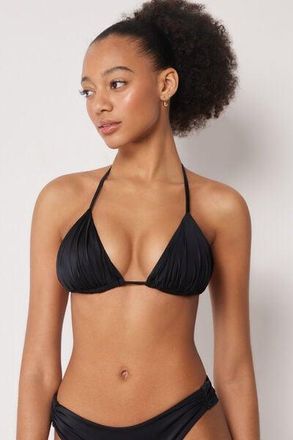 Calzedonia Triangel-bikinioberteil Elegant Bicolor Schwarz