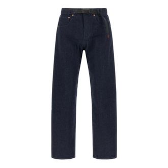 Gramicci Pantalon en denim japonais &agrave; 5 poches - Homme - Jeans - Bleu - Taille: L