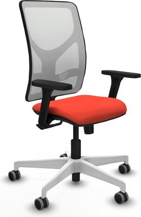 Piqueras y Crespo B&uuml;rostuhl XXL mit 3D-Armlehnen, h&ouml;henverstellbare Lendenwirbelst&uuml;tze, ausgestattet mit 3 Positionen und Schneideschaum, mit Rollen von 65 mm, Parkett,