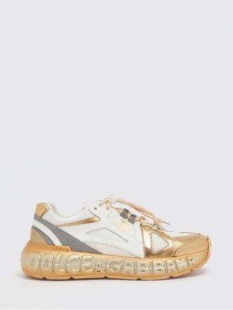 Dolce & Gabbana Sneakers aus laminiertem Leder und Mesh