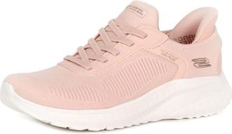 Skechers Bobs Squad Chaos-Current Muse Chaussures mains libres pour femme, rose clair, 35 EU