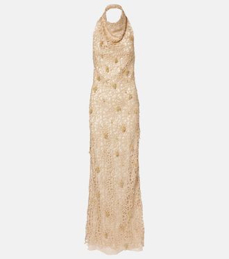 Xu Zhi Robe longue à ornements