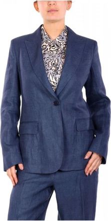 Max Mara Femme, Vestes, Bleu, Taille: 38 FR Nalut Blazer