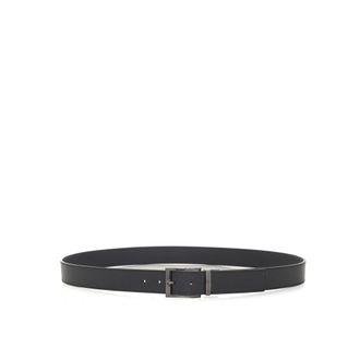 Emporio Armani Wendbarer G&uuml;rtel aus genarbtem Leder - - Accessories - Herren - Blau - ONE SIZE