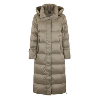 Moorer Langer wasserdichter Mantel mit vielseitiger Kapuze - - Coats - Damen - Beige - XL