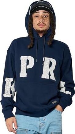 Kaporal Sweatshirt pour Homme, Coupe Confort, Manches Longues, Col Capuche, Mod&egrave;le Rio, Couleur Navy, Taille