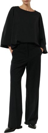 Comma Shirtbluse Sommerbluse 3/4-Arm mit weiten &Auml;rmeln