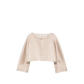 Fely Campo Broad-sleeve Crop Jacket