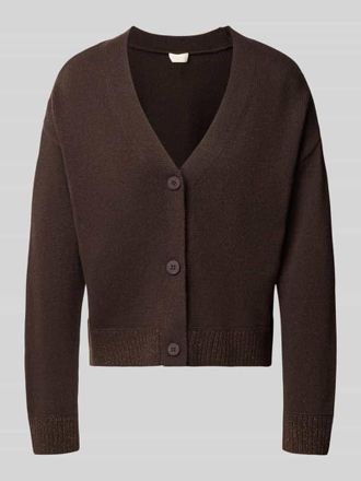 Milano Relaxed Fit Strickjacke aus Baumwoll-Mix mit Viskose-Anteil