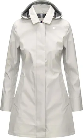 K-Way Femme, Manteaux, Beige, Taille: 40 FR Mathy Bonded Jersey
