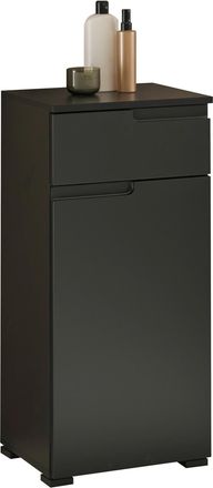 MID.YOU Mid.you Unterschrank, Schwarz, Holzwerkstoff, 1 F&auml;cher, 1 Schubladen, 40x85x32 cm, Made in EU, stehend, Badezimmer, Badezimmerschr&auml;nke, Bad Unterschr&auml;