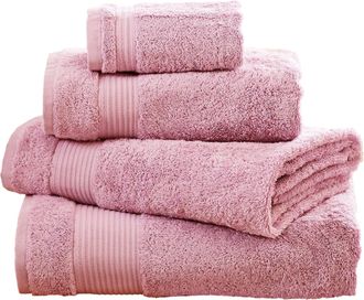 Next Homeware G&auml;stehandtuch aus 100% &auml;gyptischer Baumwolle Rosa Dusky 4 Pack Hand Towels