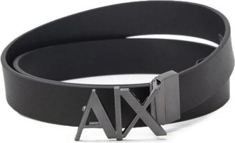 A|X Armani Exchange Homme, Accessoires, Noir, Taille: 95 CM Regular Belt