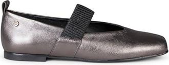 miMaO Alina - Ballerines &agrave; Bande &eacute;lastique en Cuir Gris, EU 41