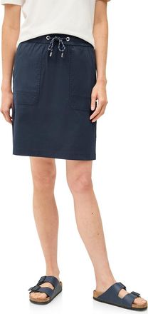 Cecil Damen B361759 Rock mit feinen Streifen, Urban Navy Blue, XXL