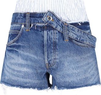 Alexander Wang Denim Shorts Boxer Detail