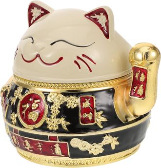 PartyKindom Aschenbecher F&uuml;r Zigaretten Haushaltsaschenbecher Mit Deckel Praktischer Schreibtischaschenbecher B&uuml;roeinrichtung Dekorativer Aschenbecher F&uuml;r Wohnzim