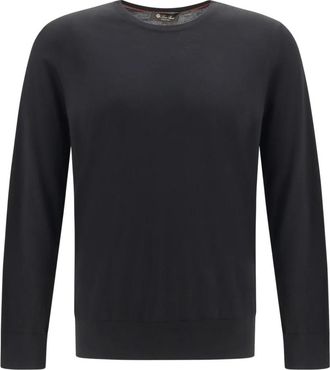 Loro Piana Pullover aus Schurwolle - - Knitwear - Herren - Schwarzk - 2XL
