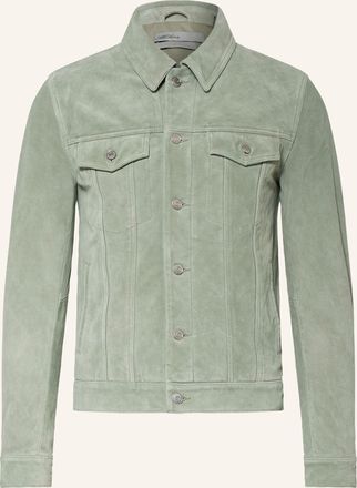 AllSaints Allsaints Lederjacke Chaiyo gruen