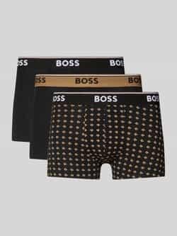 HUGO BOSS Trunks aus Baumwoll-Mix im 3er-Pack