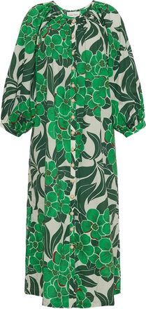 Cara Cara robe &agrave; fleurs imprim&eacute;es - Vert