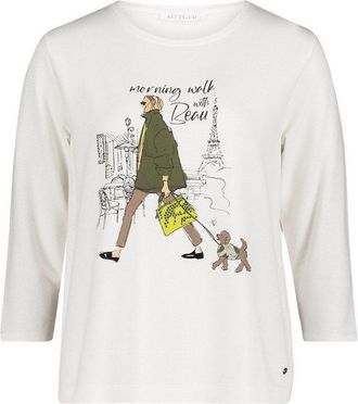 Betty&Co 3/4-Arm-Shirt Damen mit Strass (1-tlg)