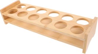 SOLUSTRE Holz Schnapsglashalter Mit Platz Für Mehrere Gläser Praktisch Für Partys Und Bars Einfach Zu Reinigen Und Platzsparend Tolles Geschenk Für Wein Und Sc