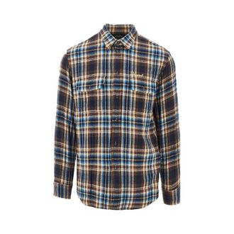 Dsquared2 Check flannel shirt Man 48
