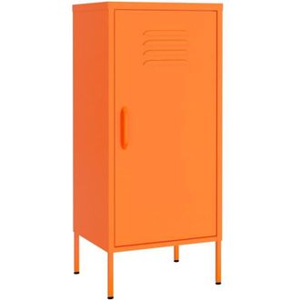 Les Tendances Meuble de rangement 1 porte Klako 42,5cm - Acier mat-Orange