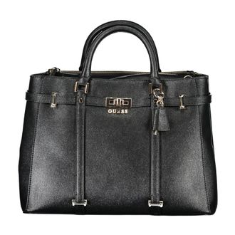 Guess Femme, Sacs, Noir, Taille: ONE Size Sac &agrave; main noir pour femme Emilee