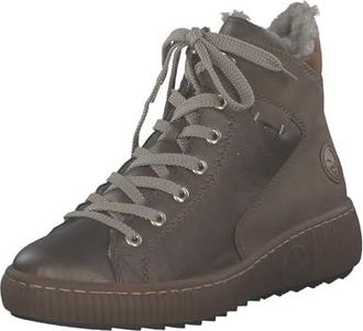Rieker Z6614-90 Bottes &agrave; Lacets en Cuir synth&eacute;tique pour Femme Bronze, Bronze 90, 41 EU