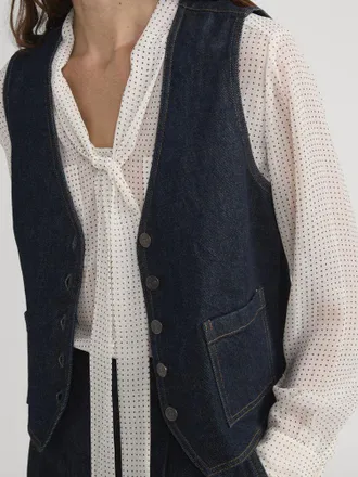 Frame Denim Rins Vest - Navy